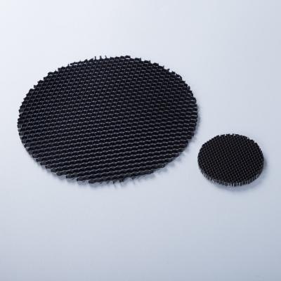 China 50mm Black Aluminum Honeycomb Louver for LED Anti-Glare with 0.015-0.1mm Foil Thickness Options for sale