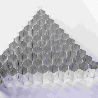 China Aluminum Honeycomb Core 1220x2440mm Panel - 2-200mm Thickness with A1 Fireproof Rating for sale