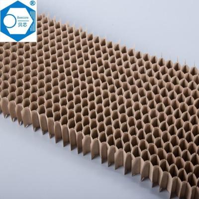 China Normal Paper Honeycomb Core for Door Filling with 25mm Cell Size, 120-185g Paper Weight Options for sale