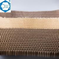 China 1600mm Paper Honeycomb Door Core Strip Shape Unfolded 10mm Cell Size for Door Filling for sale