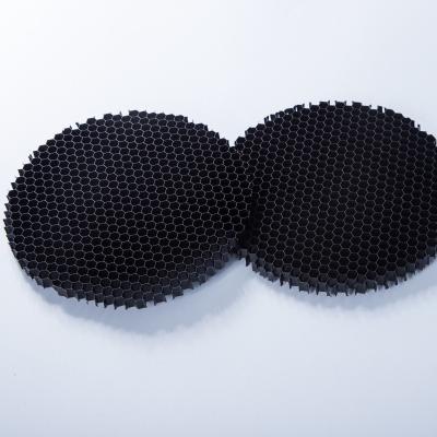 China 3003 Black Aluminum Honeycomb Grid Core for Traffic Lights Anti Glare 0.4mm to 5mm for sale