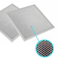 China 500x500mm Aluminum Honeycomb Photocatalyst Filter Core 0.021-0.08mm Foil Thickness for Air Purifiers for sale