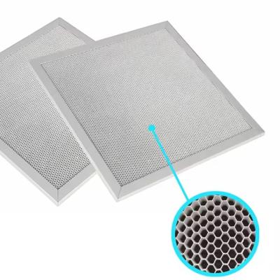 China 500x500mm Aluminum Honeycomb Photocatalyst Filter Core 0.021-0.08mm Foil Thickness for Air Purifiers for sale