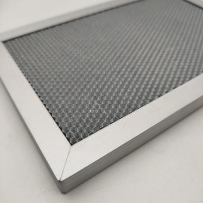 China 80mm Aluminum Honeycomb Photocatalyst Filter with 0.8-3mm Cell Size and 0.021-0.08mm Foil Thickness for sale