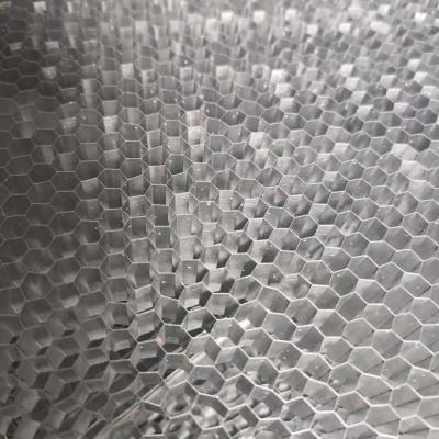 China Perforated 3003 Aluminum Honeycomb Core Natural Color for sale