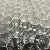 China Slotted Aluminum Honeycomb Core 5.5mm Side Length Punching Holes Lightweight High Strength for sale