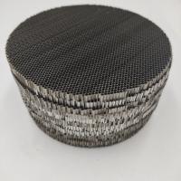China 316 Stainless Steel Honeycomb Core 10mm Cell Size for Air Straightener and Ventilation for sale
