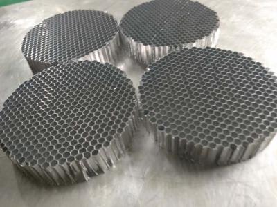 China 30mm Circular Aluminum Honeycomb Louver for Oxygen Generator Equipment 0.4mm Cell for sale