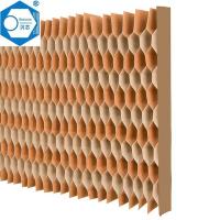 China Fire Resistant Paper Honeycomb Core 120g 140g for Door Filling Cell Size 20mm 25mm for sale