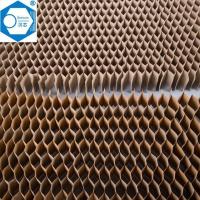 China Paper Honeycomb Core 10mm Cell Size 120g Kraft Paper for Indoor Door Filling for sale