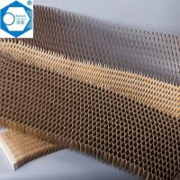 China Paper Honeycomb Core 1000x2200mm Brown for Indoor Door Filling 10mm Cell Size for sale