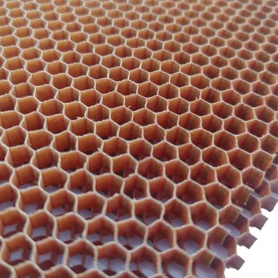 China Aramid Honeycomb Core Hexagonal 1220x2440mm Lightweight High Strength 48kg/m3 for sale