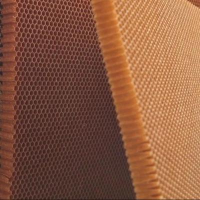 China 3.2mm Cell Size 48 Density Absorbing Honeycomb Aramid Honeycomb Core For EMI for sale