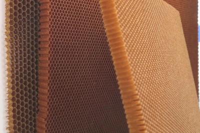 China Sound Insulation Aramid Honeycomb Core 1220x2440mm 48kg/m3 for Railway Transportation for sale