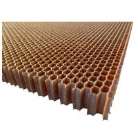 China 20mm Thick Aramid Honeycomb Core For aircraft cabin interior for sale
