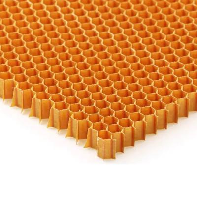 China Aramid Honeycomb Core For Railway Transporation With Fire Prevention Performance for sale