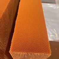 China Over 10MPa Flat Compression Strength Aviation Grade Aramid Honeycomb Core For Wings for sale
