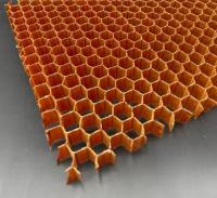 China Aviation Nomex Honeycomb Core Material 1220x1220mm with 3.2-9.5mm Cell Size and 24-144 kg/m³ Density for sale