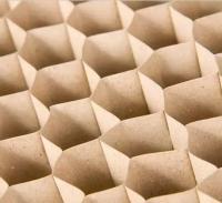 China Brown Kraft Paper Honeycomb Core 20mm Cell Size for Furniture and Door Filling - 120g to 185g Paper Weight Options for sale