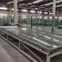 China Vacuum Hot Pressed Glass Platform Honeycomb Panel Machine with 5.5kW Vacuum Pump and 2m³ Water Tank Capacity for sale