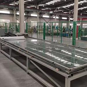 China Vacuum Hot Pressed Glass Platform Honeycomb Panel Machine with 5.5kW Vacuum Pump and 2m³ Water Tank Capacity for sale