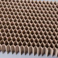China 25mm Cell Size Cardboard Honeycomb Core - 120g to 185g Paper Weight for Furniture and Door Filling for sale