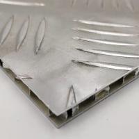 China Anti-Skid Aluminum Honeycomb Floor Panels 1300x2000mm - 5-50mm Thickness with Al3003 Core for sale