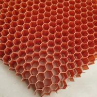 China Aramid Honeycomb Core 400x400mm for Railway Transportation with 3.2-9.5mm Cell Size and 24-144kg/m³ Density for sale