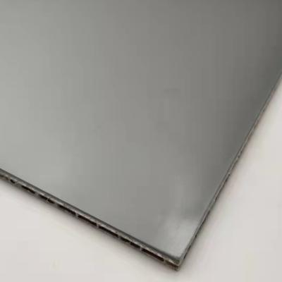 China Black Aluminum Honeycomb Plate 2400x2800mm for Laser TV Backboard - 5mm/8mm Thickness with High Strength for sale