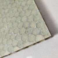 China 1350x2600mm Fiberglass Honeycomb Board for Yacht Deck - 5-20mm Thickness with Aluminum Core for sale