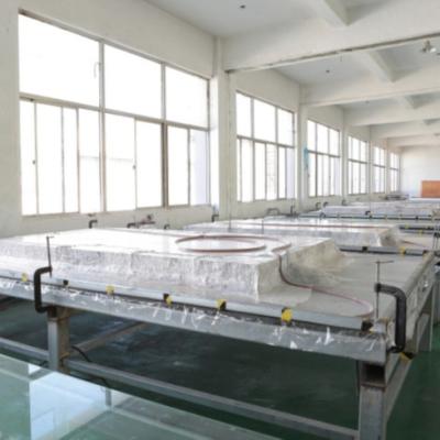 China 2000x8000mm Vacuum Hot-Pressed Glass Platform for Honeycomb Panels with 5.5kW Pump and 40-50°C Temperature Control for sale