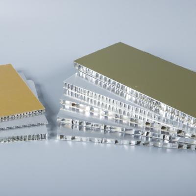 China PVDF Coated Aluminum Honeycomb Panel 5-50mm Thickness for Toilet Partition Systems for sale