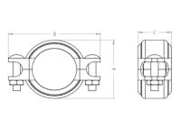 China 300 PSI Grooved Pipe Coupling DN200 EPDM Gasket for Fire Protection and Water Treatment for sale