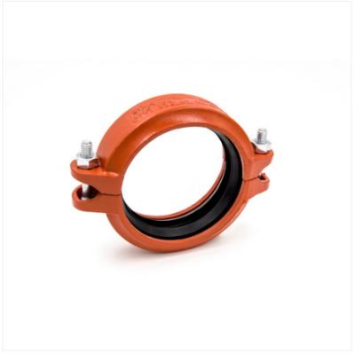 China DN25 Grooved Rigid Coupling 300 psi 1 to 6 Inch Pipe Joints for Fire Protection and Water Treatment for sale