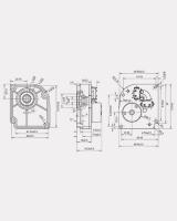 China DC 3.6V 1NM Geared Motor Actuator for 2 Way Brass Ball Valve HVAC Zone Control for sale