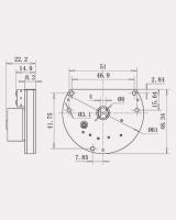 China Large Torque Geared Synchron Valve Motor , 2 Port Valve Motor for sale
