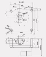 China DC5V 1/2 Inch Brass Ball Valve Electric Motor Actuator 9NM for HVAC Automation for sale