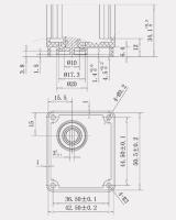 China Motorized 1NM 2.5VDC Zone Valve Motor IP66 Protection Water Flow Control for sale