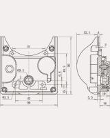 China DC 3.6V Synchronous Geared Motor Actuator 1.8 Nm Torque IP67 for Ball Valve for sale