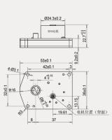 China 4.5 NM Torque Motor Geared Synchron Zone Valve Actuator DN32 for sale