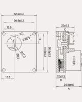 China DC5V Electric Zone Valve Motor 1.8 NM Synchro Geared Actuator for sale