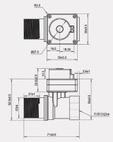 China DN15 DC2.5V 1.8NM Zone Valve Motor Adjustable For Open Close for sale