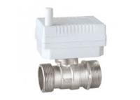China DC12V Brass 3 port heating valve , DN15 Water Temp Control Valve for sale