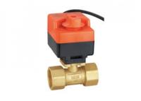 China Threaded 2 Port Motorised Zone Valve  Brass DN15 hot water flow control for sale