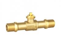 China 3 Port DN15 Motorized Electric Brass Ball Valve Stuck Open PN16 for sale