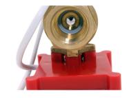 China PN10 Underfloor Hydronic Straight Zone Valve DN40 2 Way Heating Control for sale