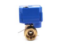 China DN15 Motorized Zone Heating Valve 2 Way PN10 Brass Stainless HVAC for sale