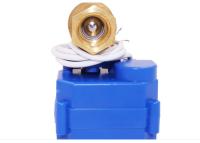 China DC5V Motorized Ball Valve Two Way Thread Port PN16 Brass or SS304 for HVAC for sale