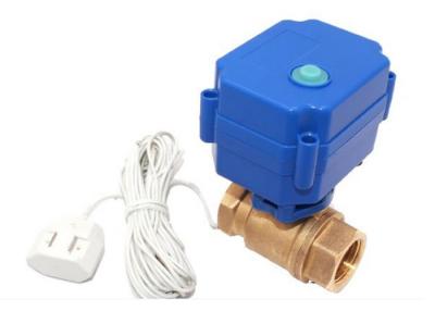 China DC5V Motorized Ball Valve Two Way Thread Port PN16 Brass or SS304 for HVAC for sale