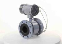 China GPRS  Carbon Steel Electromagnetic Water Flow Meter 316 Electrode Sewage Flow for sale